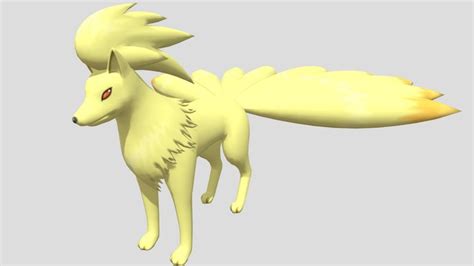Pokemon Vulpix Ninetales 3d Print Model Ph