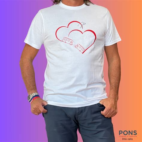 T Shirt Due Cuori E Un Camper Pons Camper E Caravan
