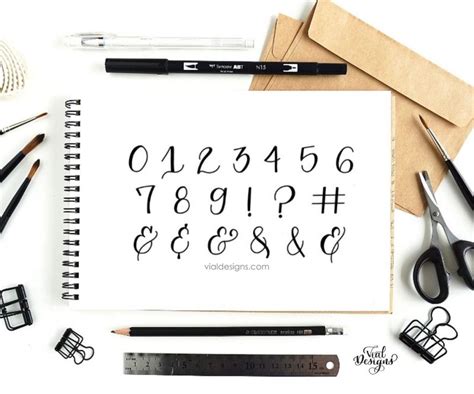Free Free Calligraphy Numbers Download Free Free Calligraphy Numbers