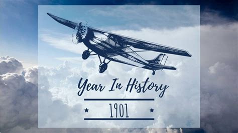 1901 History Events: What Happened in 1901