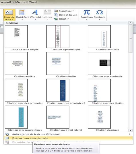 Texte barré indice en exposant vertical et inversé dans Word