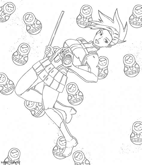 Momo Yaoyorozu Coloring Page