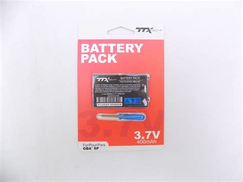 Brand New Gameboy Advance Gba Sp Battery Pack Sp With Screwdriver Starboard Games