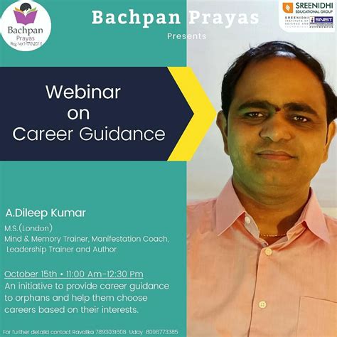 Sreenidhi Institute Of Science And Technology On Linkedin Webinar Careerguidance