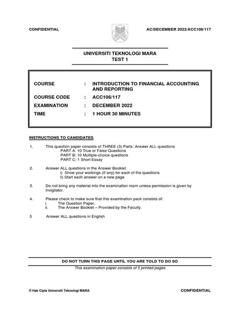 Test 1 Set 1 Acc 117 Dec 2022 Pdf