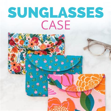 Diy Glasses Case Free Sewing Pattern Sweet Red Poppy