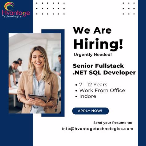 Hvantage Technologies Inc Usa On Linkedin Seniorfullstackdotnetsqldeveloper Sqldeveloper