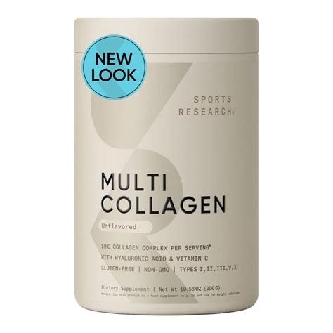 Multi Collagen Complex Unflavored Sports Reserach купить с доставкой по ...