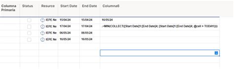 I Am Trying To Find The Next Date In Two Columns Of Dates — Smartsheet