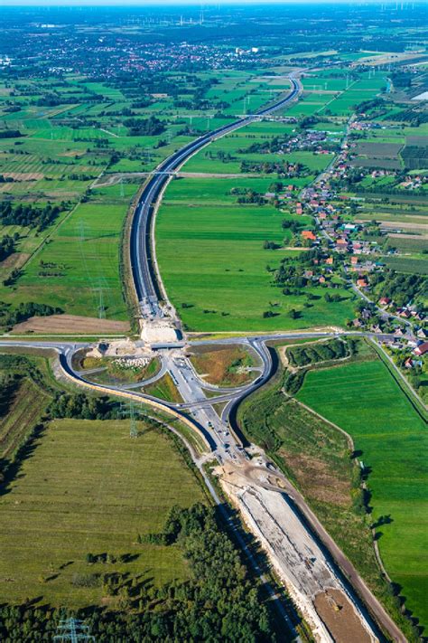 Luftaufnahme Neu Wulmstorf Baustelle Zum Neubau Am Autobahn