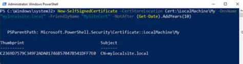 How To Create Self Signed Ssl Certificates In Windows 1110