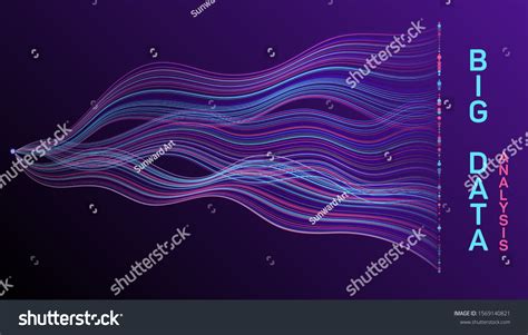 Big Data Statistical Methods Visualization Concept Stock Vector