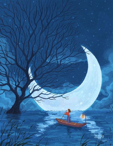 关于月亮的白天与夜晚