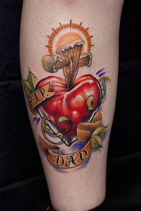 Heart Cross Tattoos