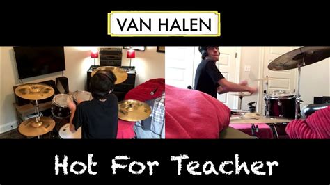 Van Halen Hot For Teacher Drum Cover Youtube