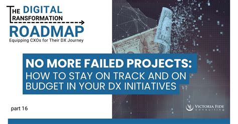 No More Failed Projects How To Stay On Track And On Budget In Your Dx Initiatives Victoria