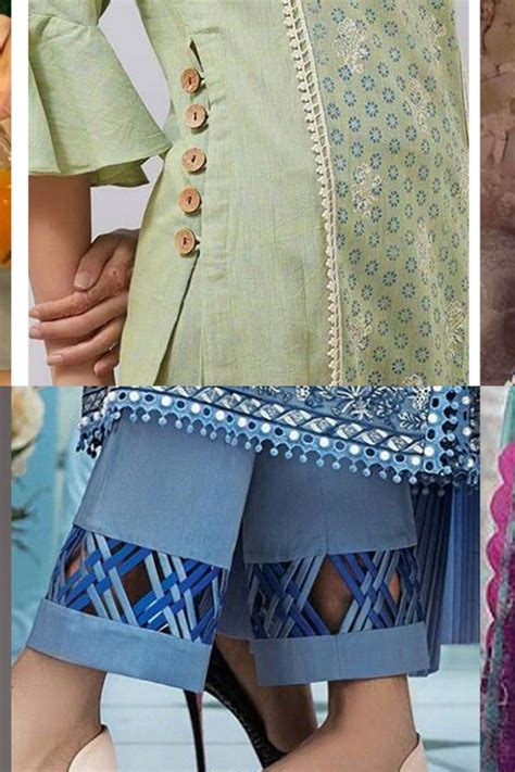 Latest Daman Chaak Side Fitting Sleeves Trouser And Neck Design Ideas