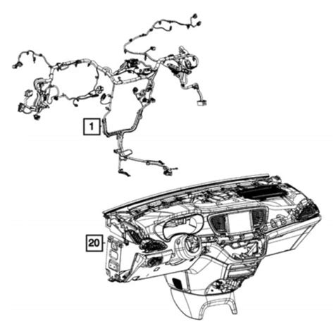 Mopar® 68445851ac Instrument Panel Wiring