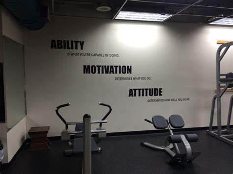 Motivational Quote Gym Wall Decal Ability Motivation Etsy