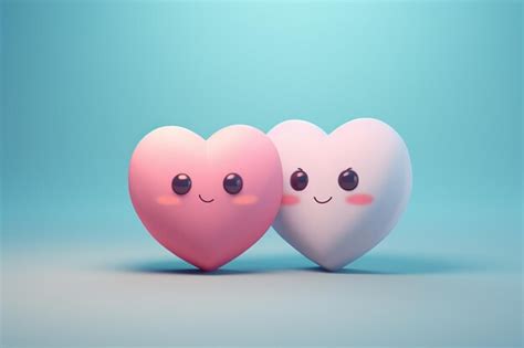 Premium Photo Couple In Love Concept Two Cute Hearts