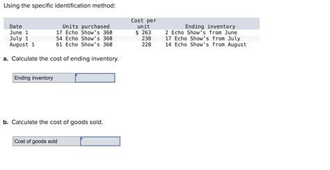 solved using the specific identification method a