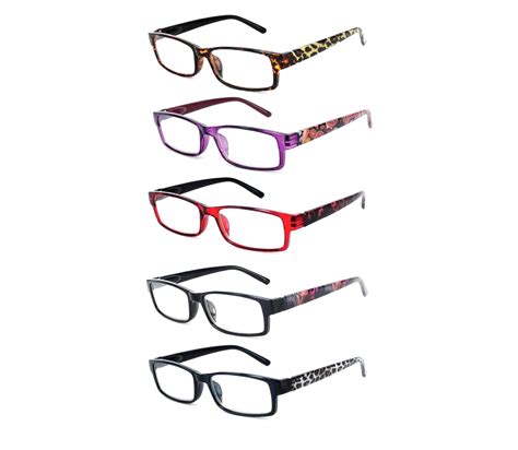 5 Pack Of Contemporary Reading Glasses By Reader Republic Womens