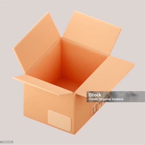 회색 배경에 고립된 기호가 있는 3d 판지 열기 상자 아이콘입니다 깨지기 쉬운 케어 사인 기호가 있는 배송 화물 상자를 렌더링하고 조심스럽게 취급하고 물비로부터 보호합니다