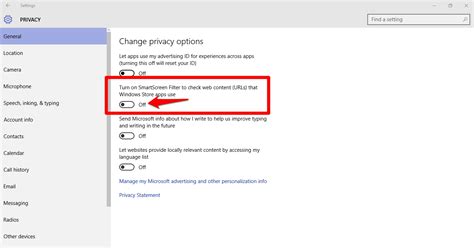 Enable Smartscreen Filter For Web Content In Windows 10 How To Turn Off Or Disable Smartscreen