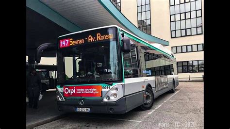 FULL KICKDOWN Irisbus Citelis 12 Hybride Ligne 147 RATP YouTube
