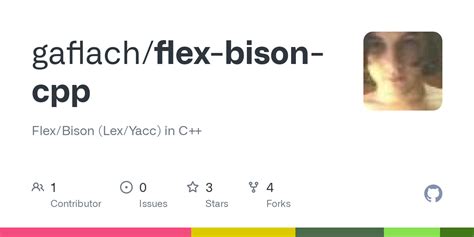 github gaflach flex bison cpp flex bison lex yacc in c