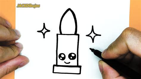 Cómo Dibujar Una Linda Bala Paso A Paso Youtube