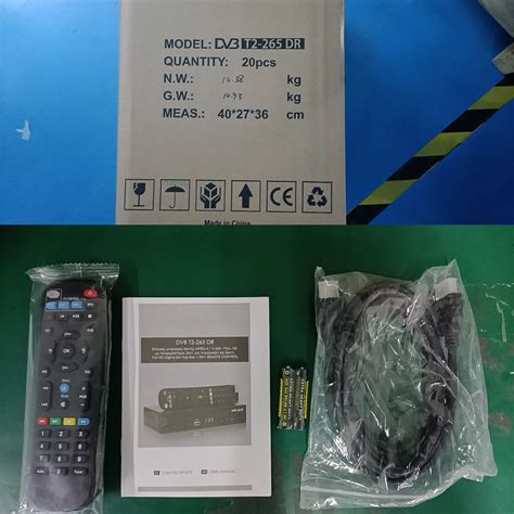 Spain Dvb T H Hevc Tdt Decoder With Rj Lan Port Set Top Box Digital Terrestrial Receiver
