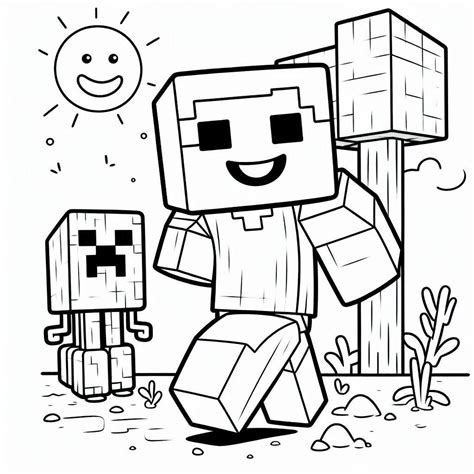 66 Minecraft Coloring Pages Unique Artofit