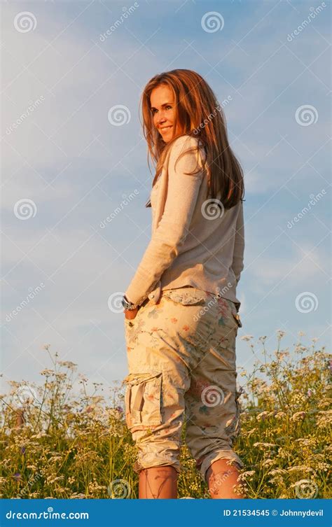 Cute Caucasian Model Stock Image Image Of Gorgeous Figure 21534545