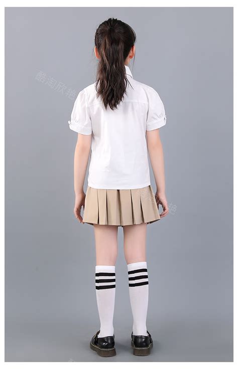 女童短裙洋气英伦风小女孩校服半身裙2021新款小学生防走光百褶裙 阿里巴巴