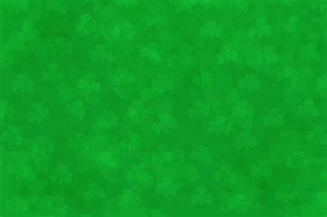 세인트 패트릭 데이 텍스트 오버레이 일러스트와 밝은 녹색 클로버 Shamrock 배경 클로버 모양에 대한 스톡 벡터 아트 및