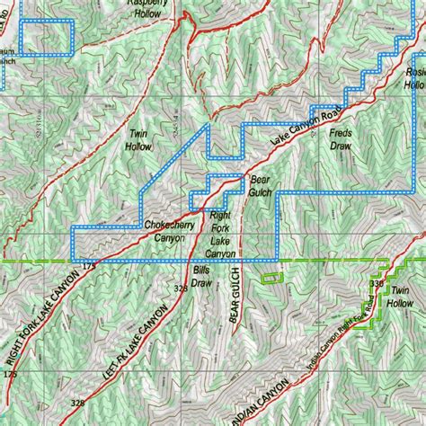 Ut Wasatch Mtns East 621 Topo Map By Utah Huntdata Llc Avenza Maps