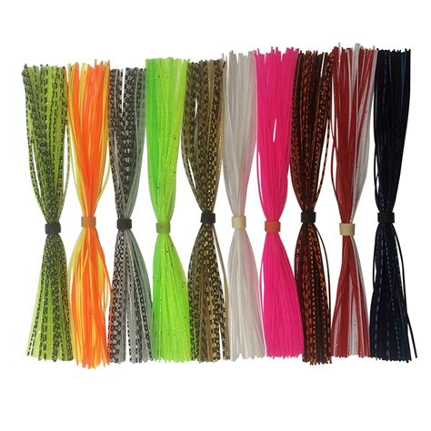 5pcslot 44 Strandsbundle Silicon Skirts Fishing Lure Fishing