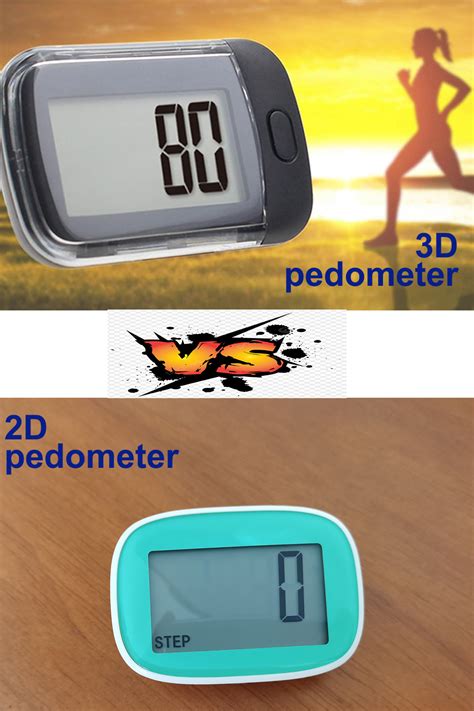 What The Difference Between 2d And 3d Pedometer Jandr