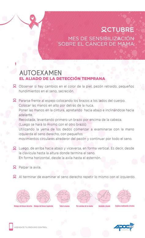 Octubre Mes De Sensibilización Sobre El Cáncer De Mama Apoc