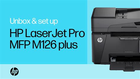 Hp Laserjet Pro Mfp M126 Plus Series Setup Hp® Support