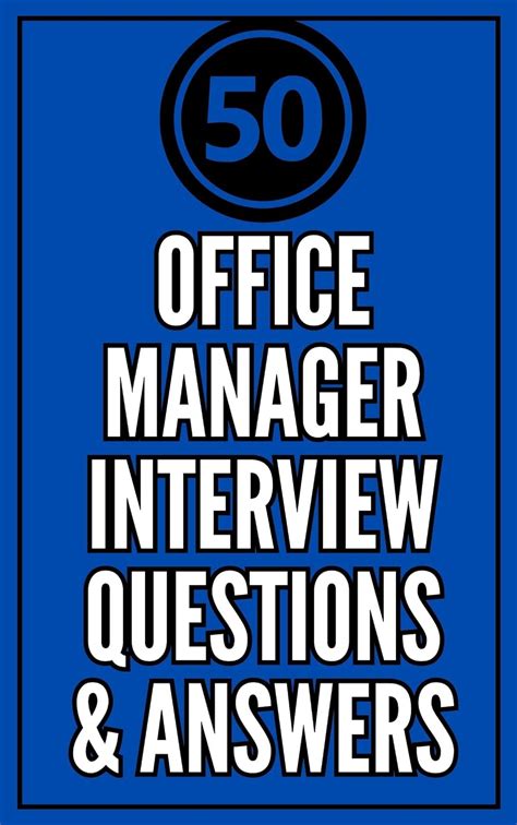 50 Office Manager Interview Questions And Answers Securing Your Role A