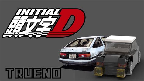 Lego Mini Champions Ae86 Initial D Tutorial YouTube