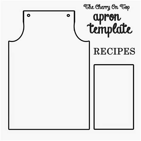 Fabulous Free Paper Apron Project Apron Template Free Printable