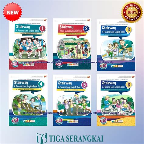 Jual Buku Stairway Bahasa Inggris SD Kelas 1 2 3 4 5 6 PLATINUM Tiga