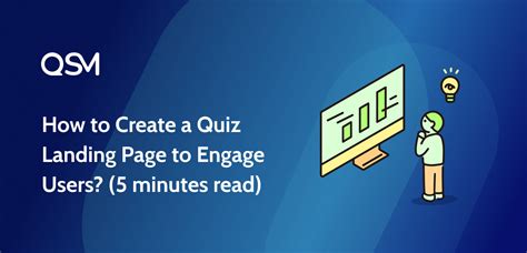 How To Create A Quiz Landing Page To Engage Users 5 Minutes Read Qsm