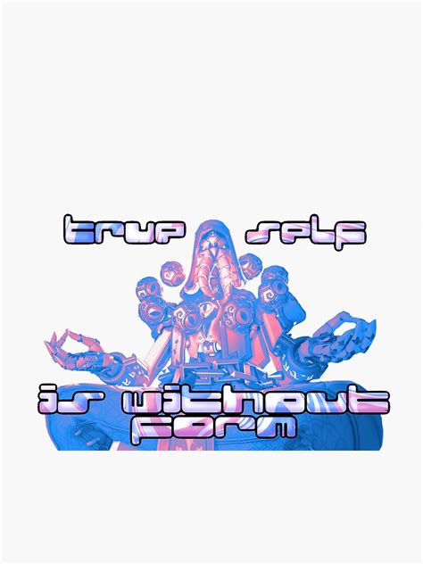 Trans Zenyatta True Self Is Without Form Sticker For Sale By