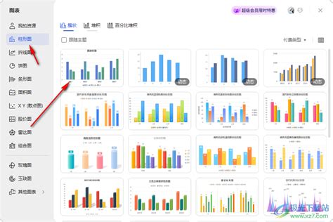Ppt图表中怎么调整多个柱形的间隙？ Wps Ppt图表中调整多个柱形之间的间隙的方法 极光下载站