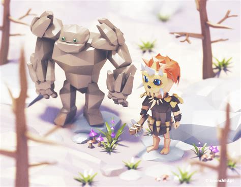 Low Poly EXPLORATION 3d Low Poly Game Art Blender Behance