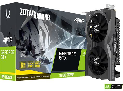 Grafikkarte ZOTAC Geforce® GTX 1660 SUPER™ AMP! 6GB (ZT-T16620D-10M ...